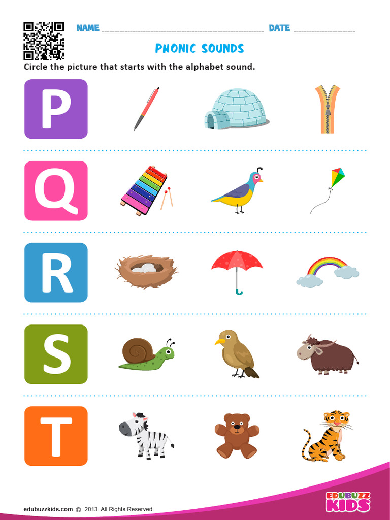 Phonic-Sounds-Question - P To T | PDF | Language Arts & Discipline