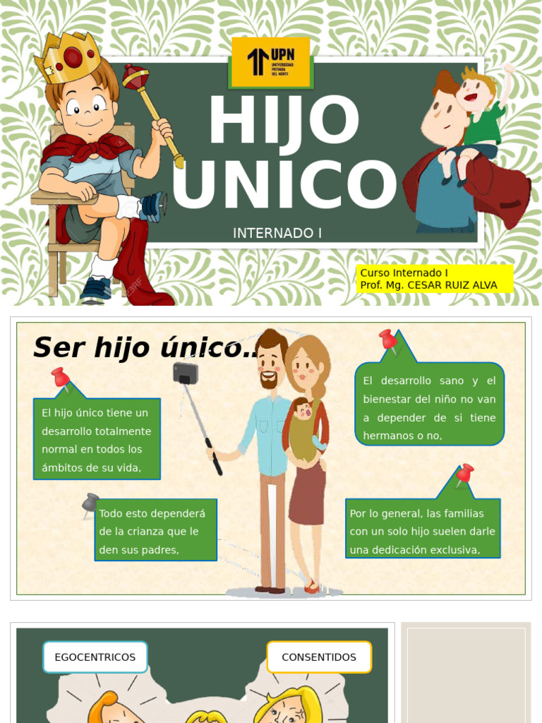 Hijo-Unico para Expo | PDF