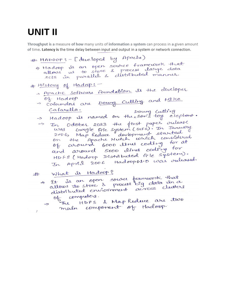 BDA Lecture Notes Unit 2 Final | PDF BDA Lecture Notes Unit 2 Final | PDF