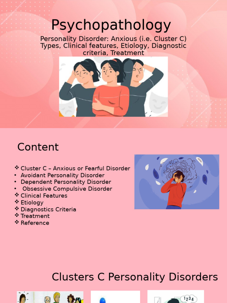 Personality Disorder Cluster C | PDF