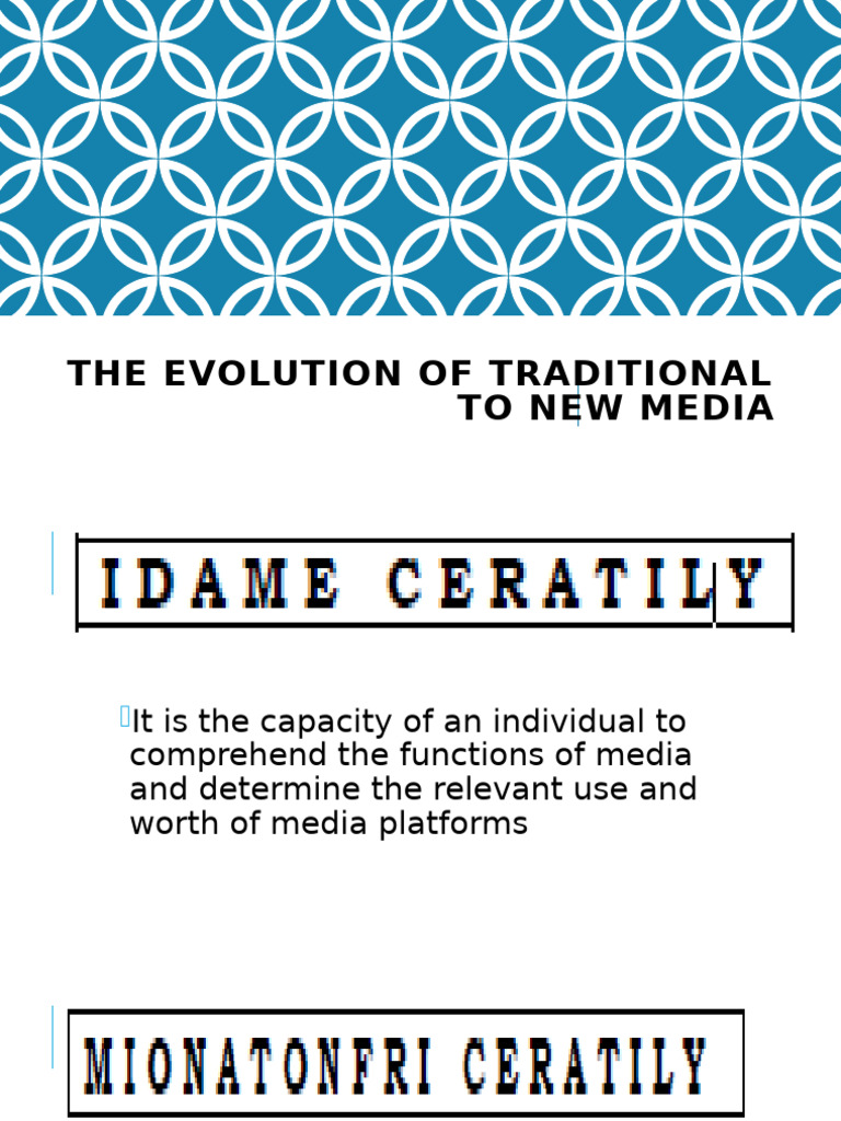 The Evolution of Traditional | PDF | Information | Politics