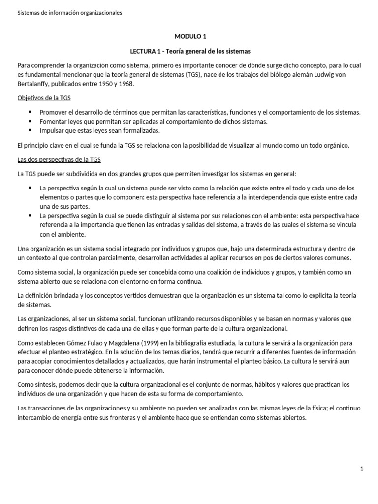 Modulo 1 | PDF