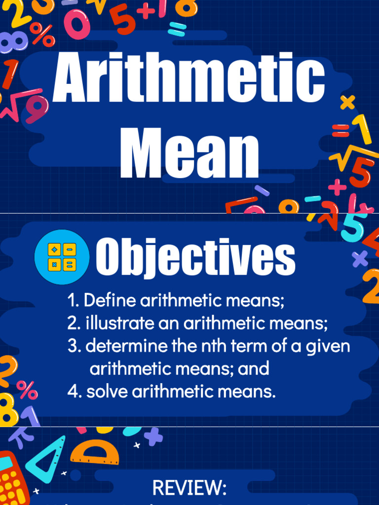 Mathematics 10 - Arithmetic Mean | PDF