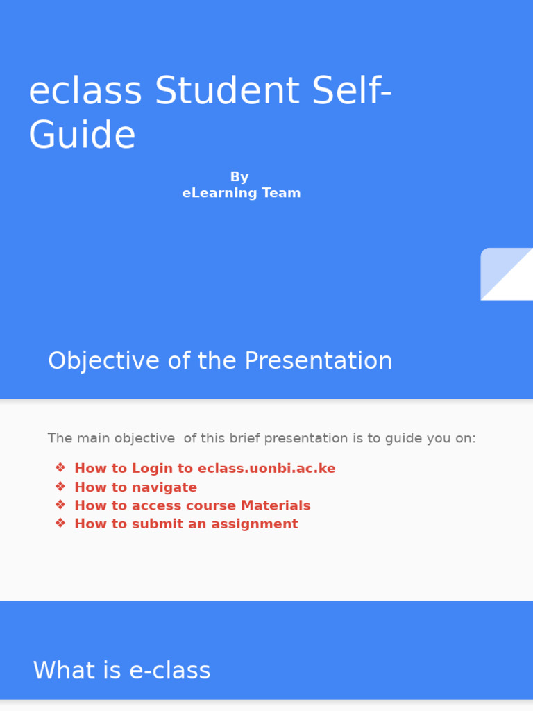 eclass guide | PDF