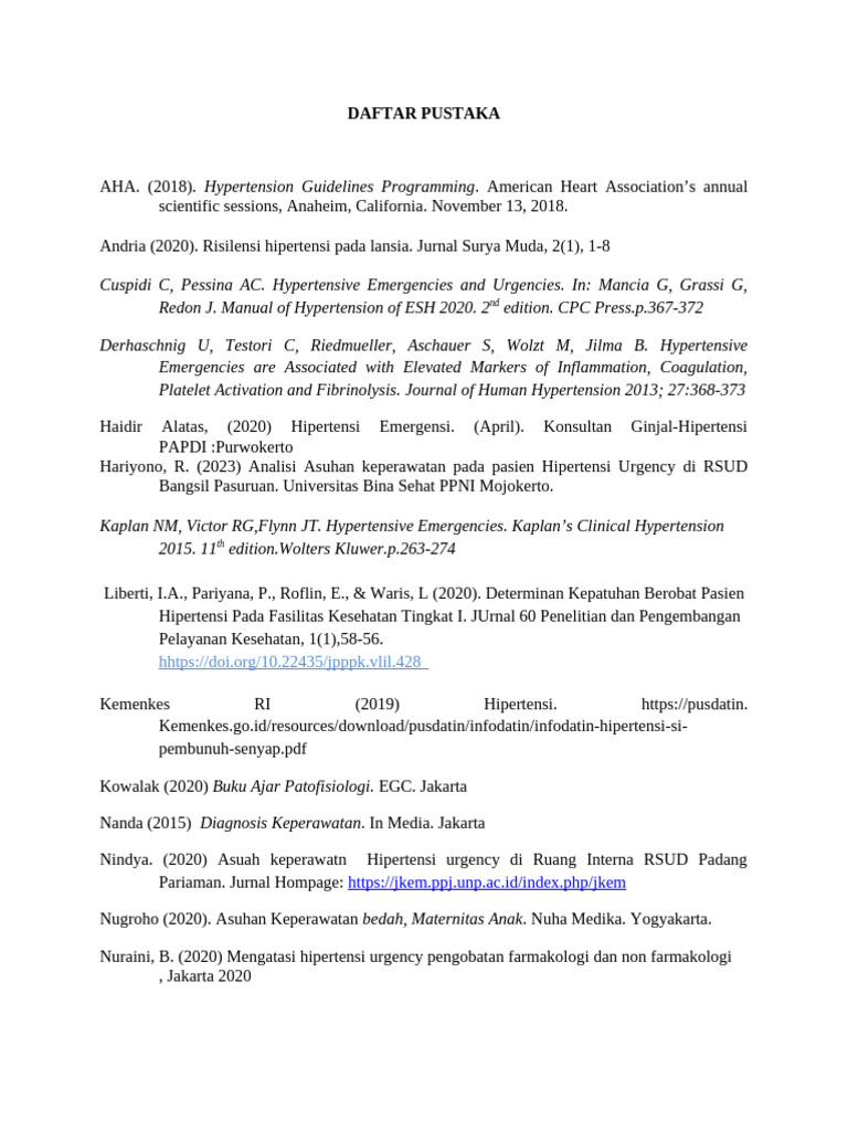 DAFTAR PUSTAKA Kti | PDF