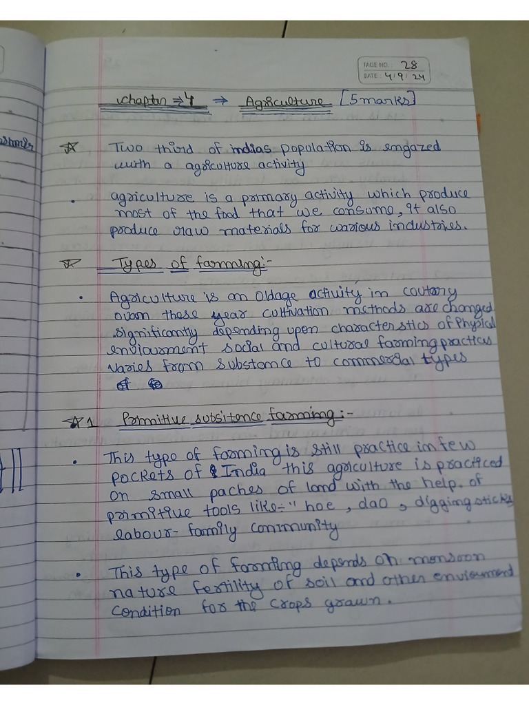 Chapter =4 Agriculture | PDF