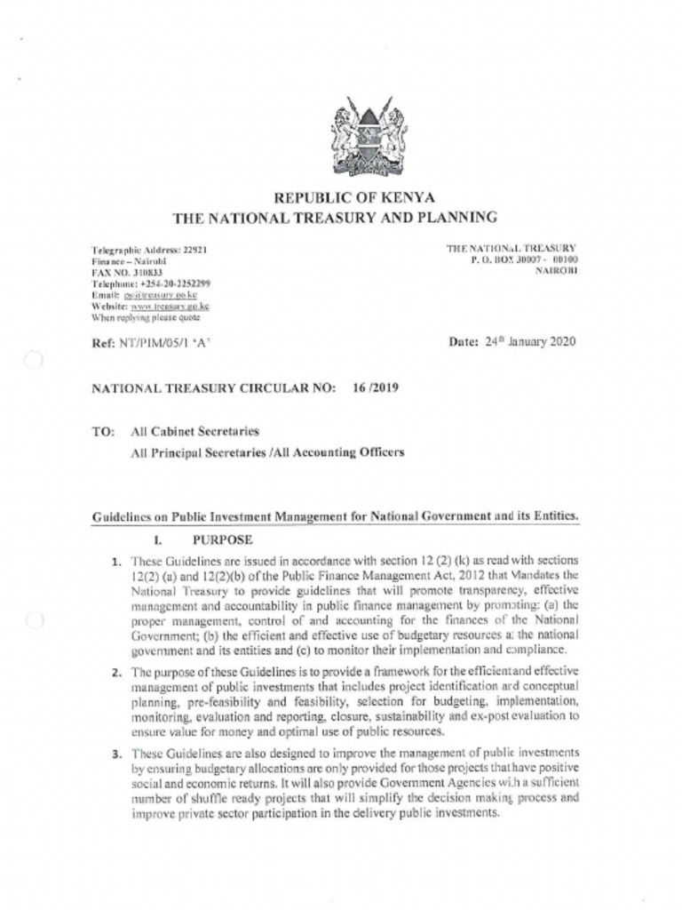 Circular No. 16-2019 On PIM Guidelines For National Government Entities ...