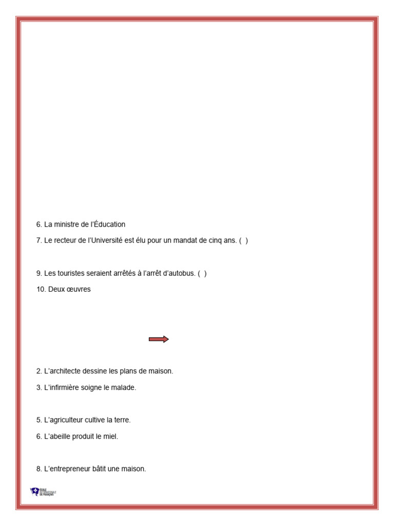 La Forme Passive Exercices | PDF