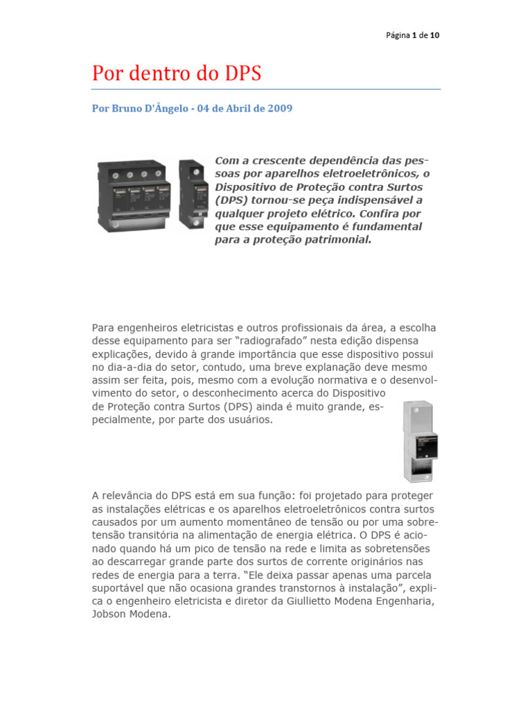 Por Dentro Do DPS Rev0 | PDF