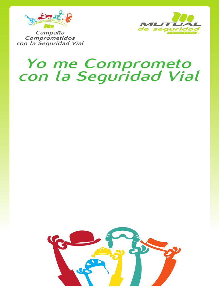 Yo Me Comprometo Con La Seguridad Vial | PDF