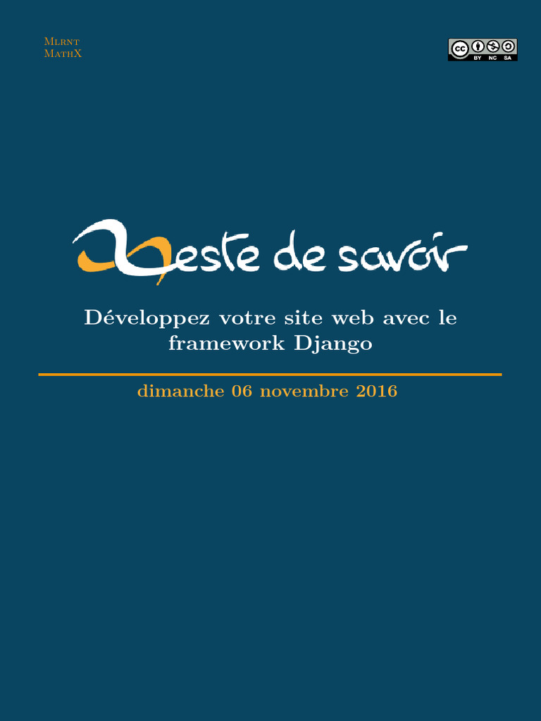 Le Framwork-Django | PDF | Python (Langage de programmation) | Internet