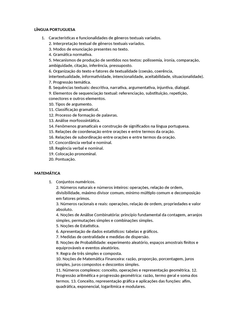 Materias | PDF