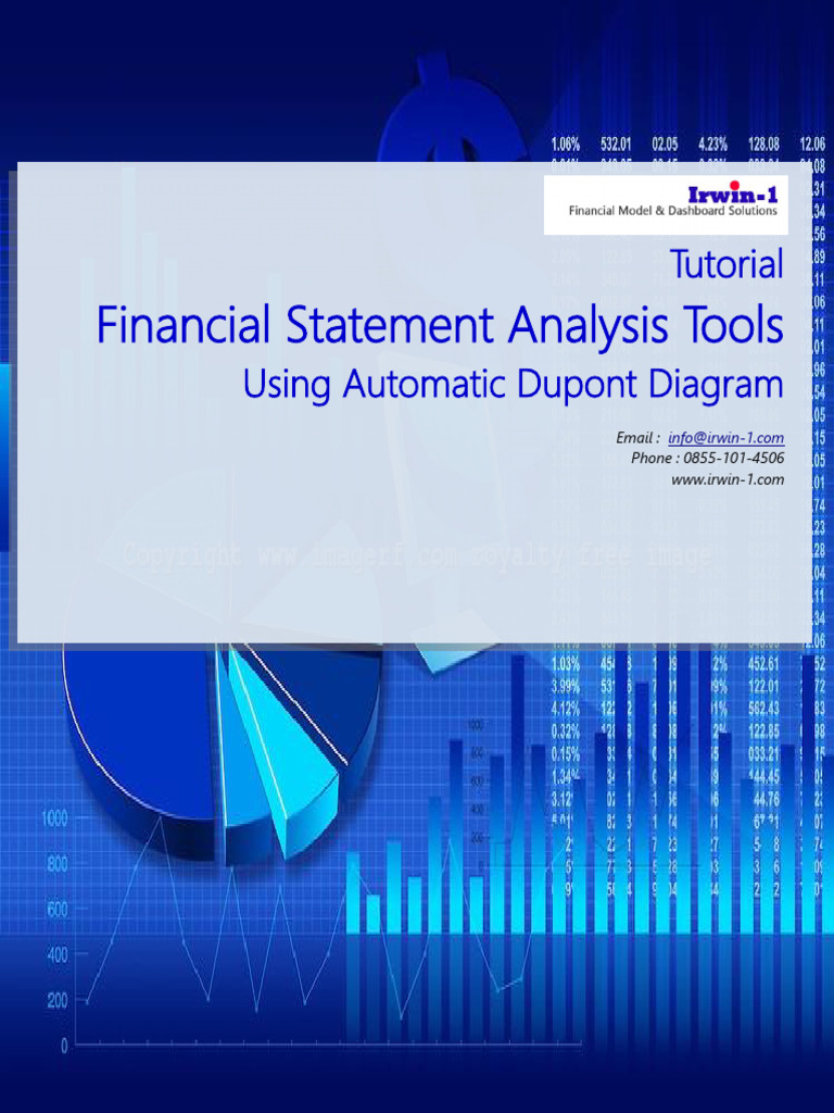 Dupont Analysis Excel Tutorial | PDF | Financial Modeling | Computers