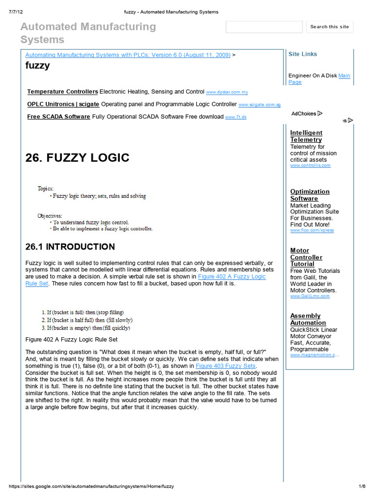 fuzzy - Automated Manufacturing Systems | PDF