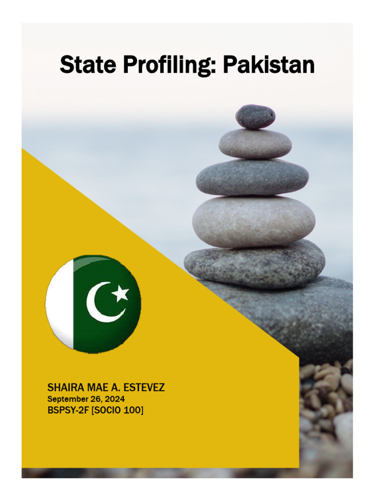 State Profiling - Pakistan | PDF
