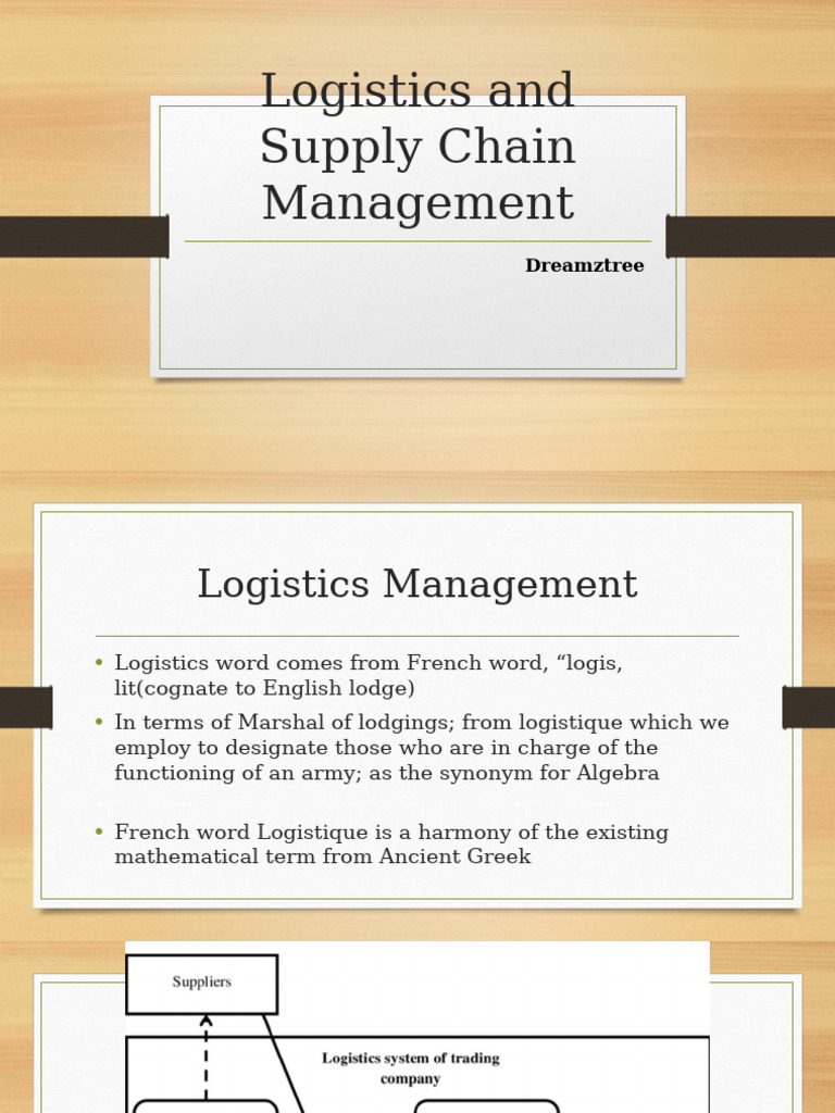 Logistics And Supply Chain Management Pdf