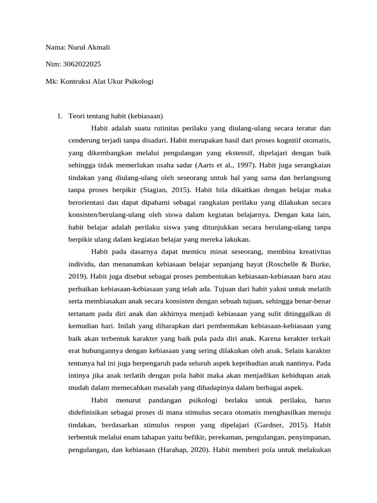 Tugas MK Konstruksi Alat Ukur | PDF