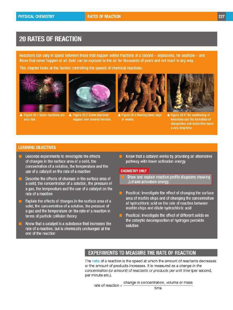 Unit 3_20_Rates Of Reactions | PDF
