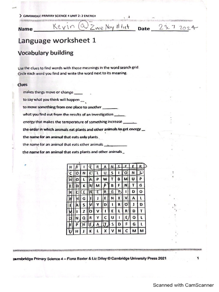 P4 Science U-2 | PDF