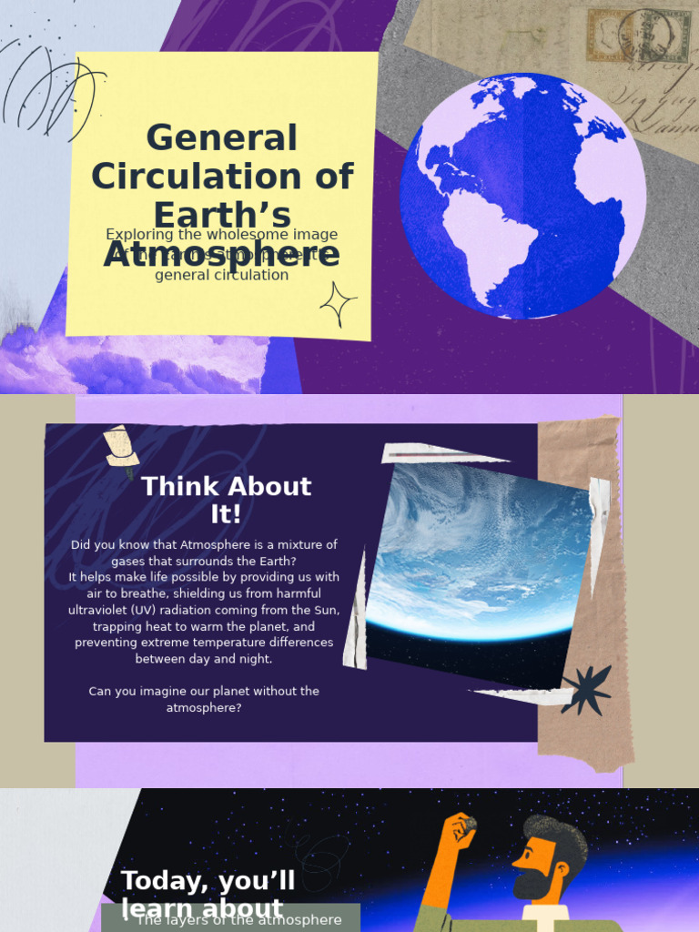 Evolution of The Earth's Atmosphere Education Presentation in Brown ...