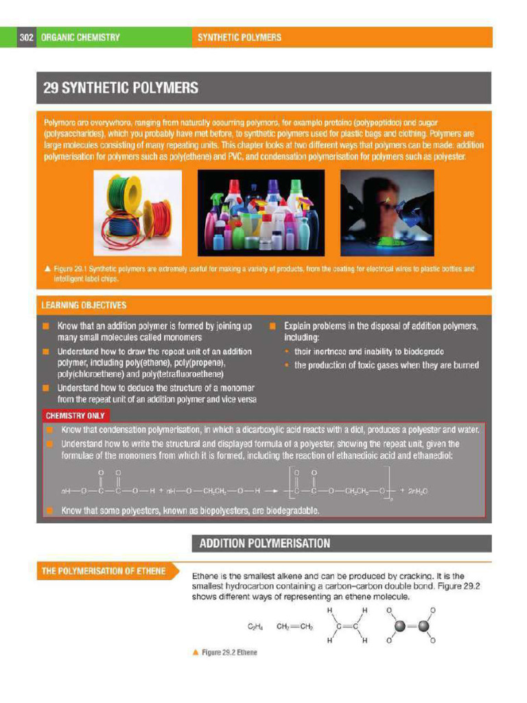 Unit 4 29 Synthetic Polymers | PDF