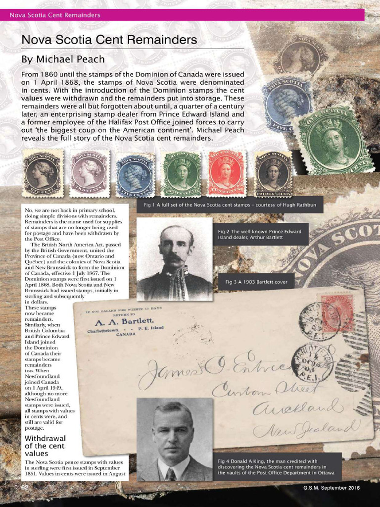 Canada - Nouvelle-Ecosse - 1860-1868 - Stamps | PDF