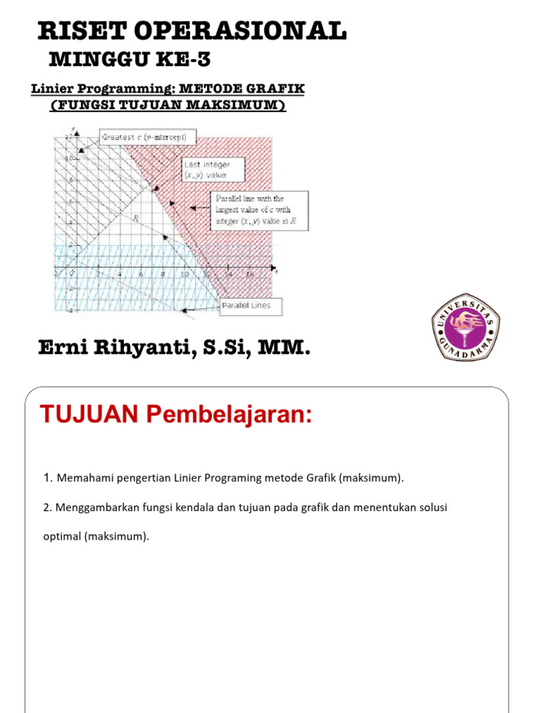 03. Linier Programming-Metode Grafik Maksimum (1) | PDF