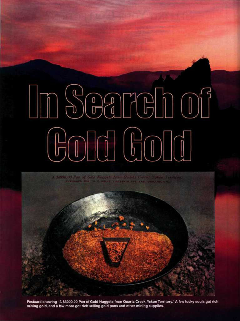 Alaska - 1898-1911 - Gold rush | PDF