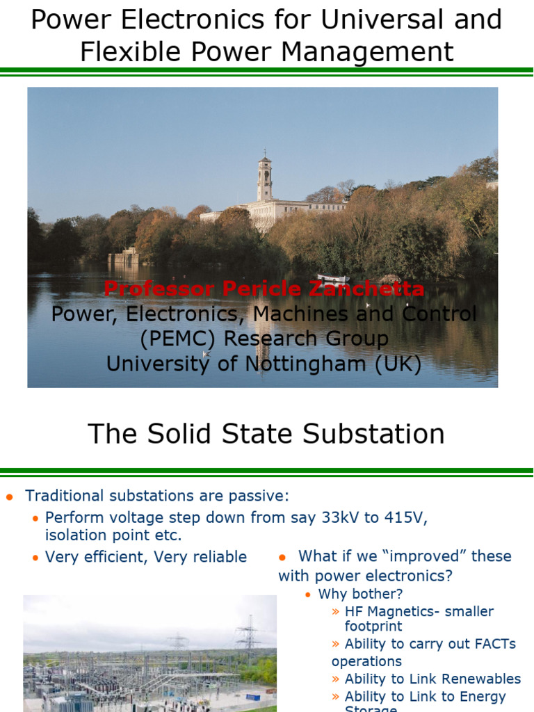 Power Electronics for Universal And | PDF