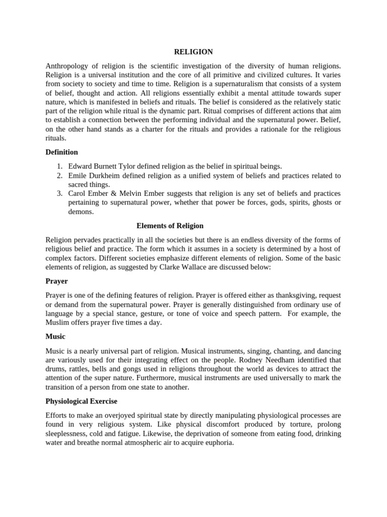 Religion | PDF