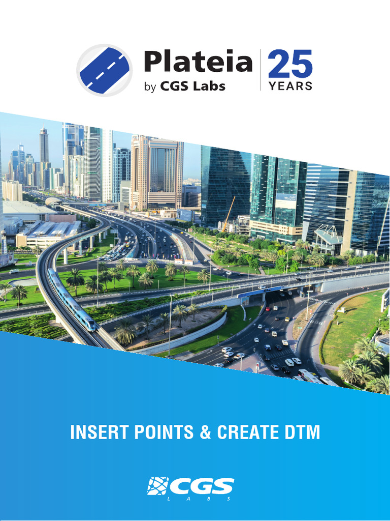 1 - Insert Points - Create DTM | PDF