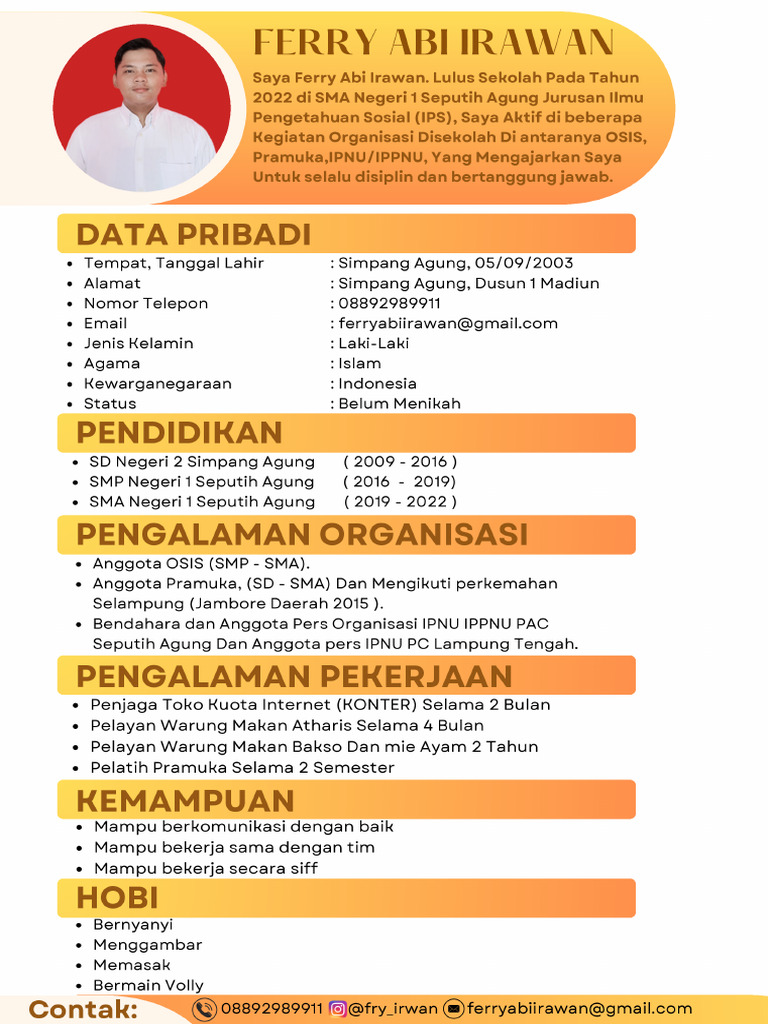 CV Ferry Abi irawan_20240915_005411_0000 | PDF