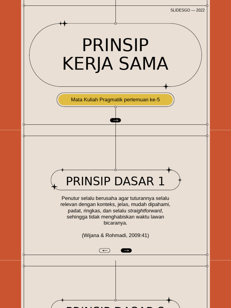 4 - Prinsip Kerja Sama | PDF 4 - Prinsip Kerja Sama | PDF
