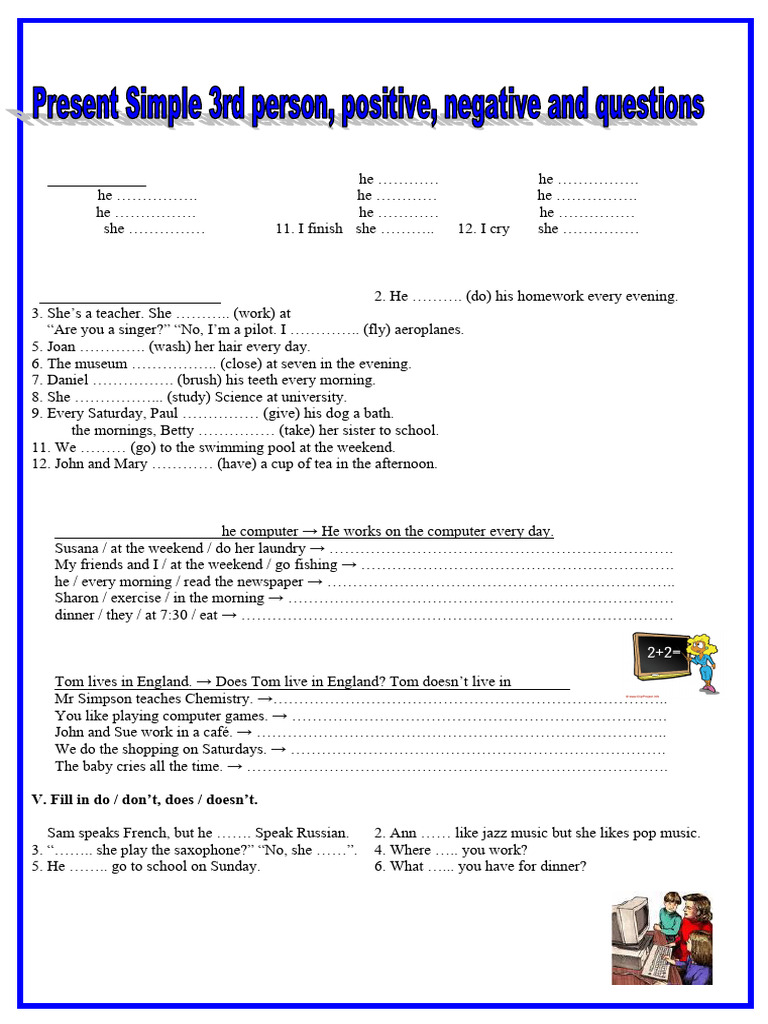 present-simple-3rd-person | PDF