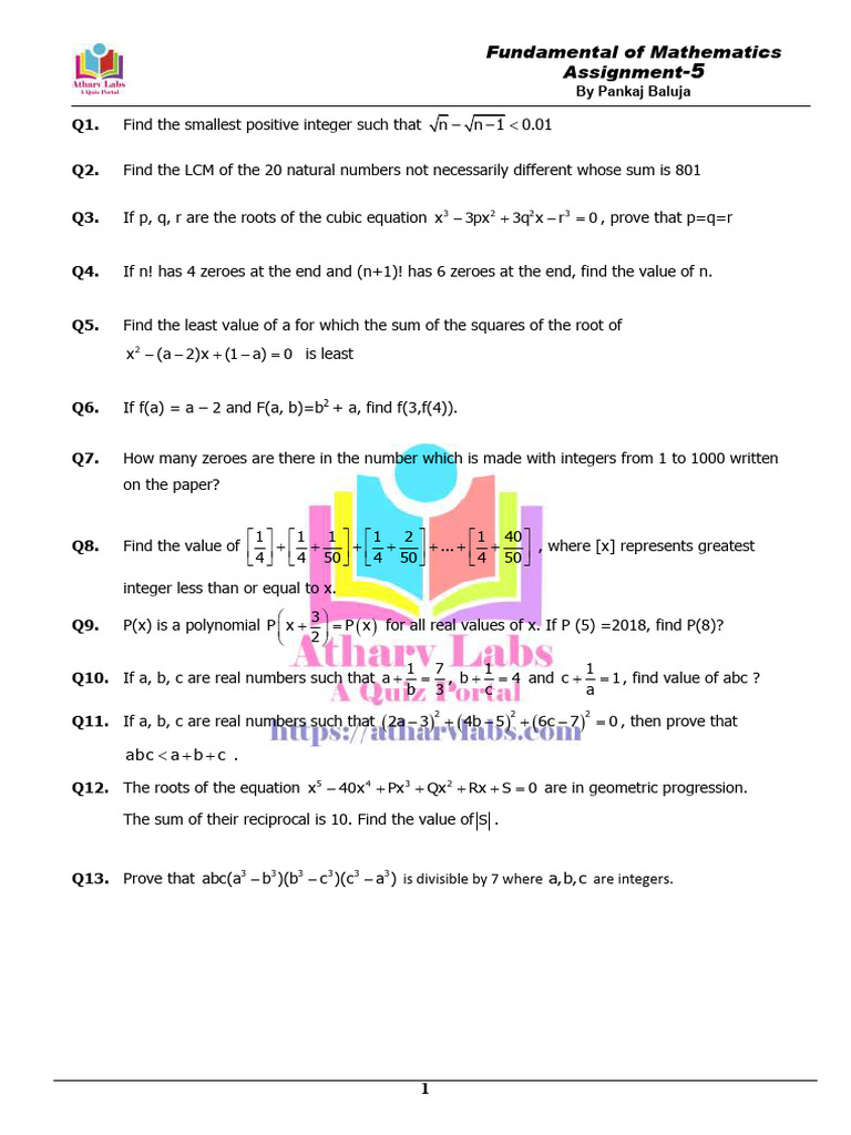 FOM Assignment-5[Qs] Compressed | PDF