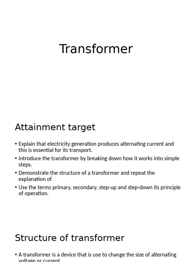 Transformer | PDF