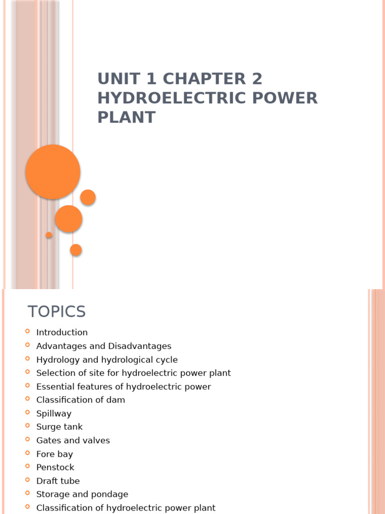 Chapter 2 Hydro PP | PDF