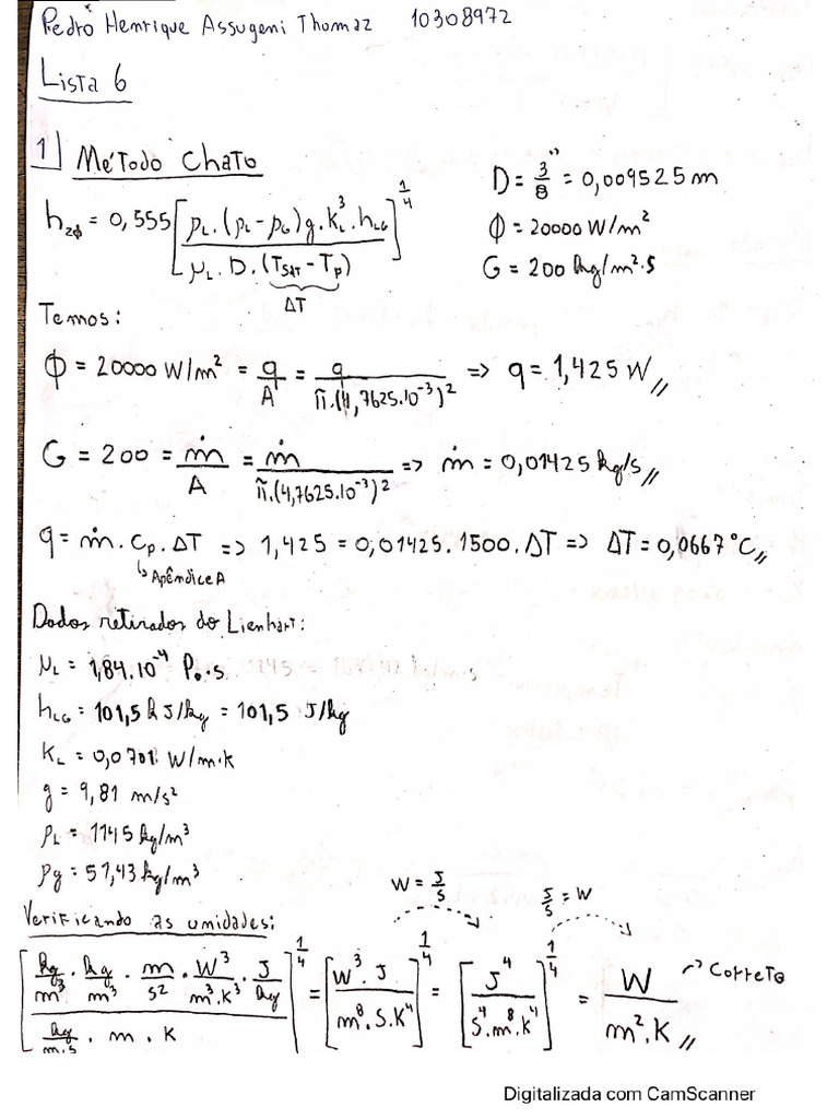 Lista 6 - SistFrig | PDF