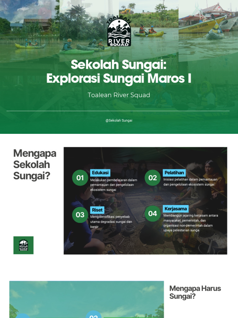 Presentase Explorasi Sungai | PDF
