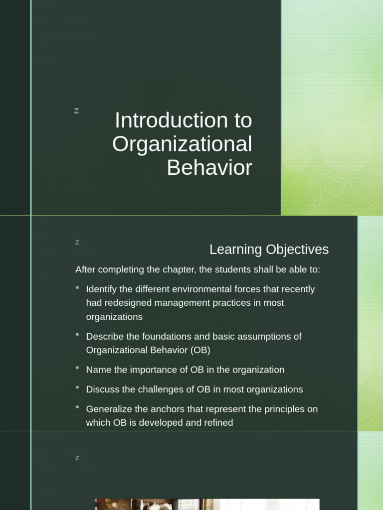 Introduction To Organizational Behavior Aug 22 | PDF