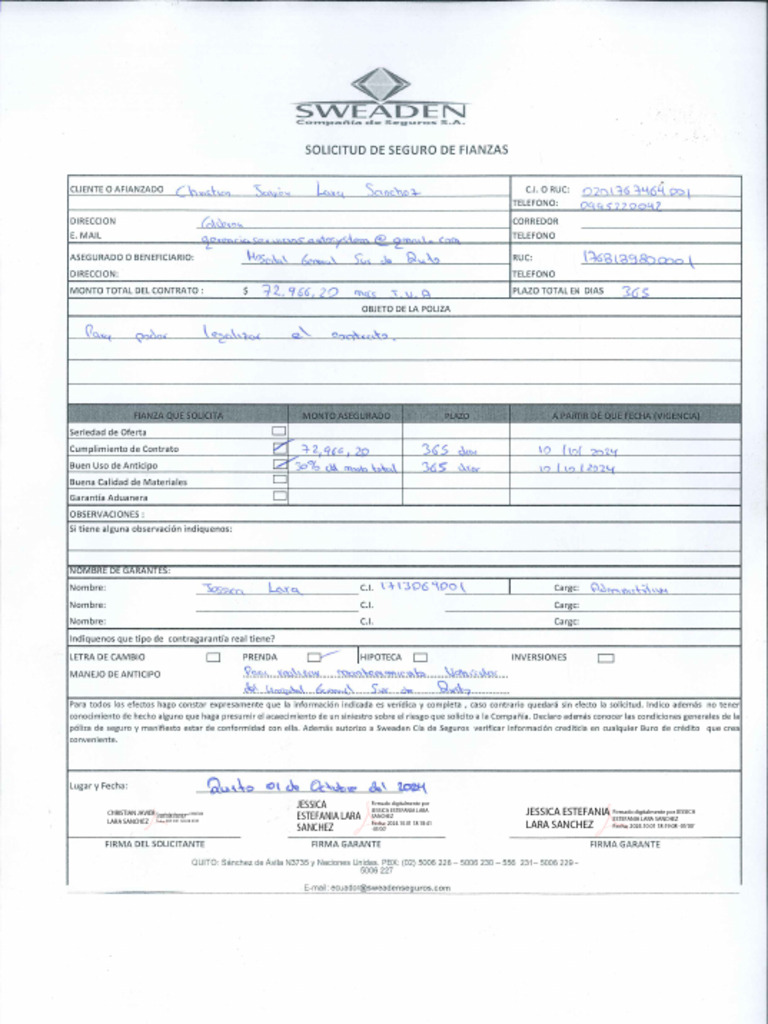 FORMULARIO-signed Fir Fir | PDF