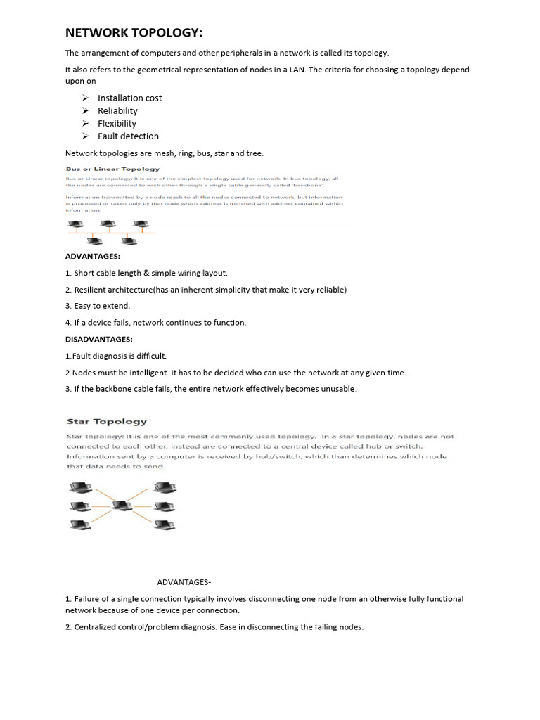 Network Topologies | PDF | Network Topology | Technology & Engineering