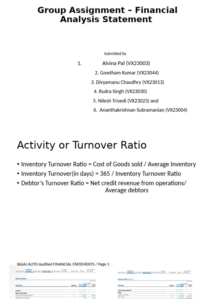 CFV Assignment - GRP 3 | PDF | Revenue | Business