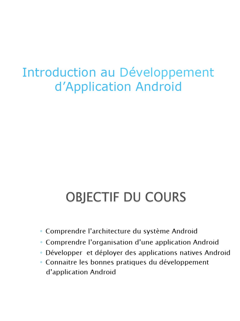 Introduction Android | PDF