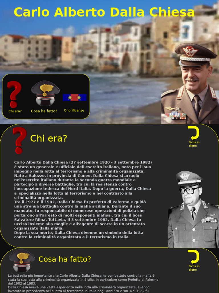 Carlo Alberto Dalla Chiesa | PDF