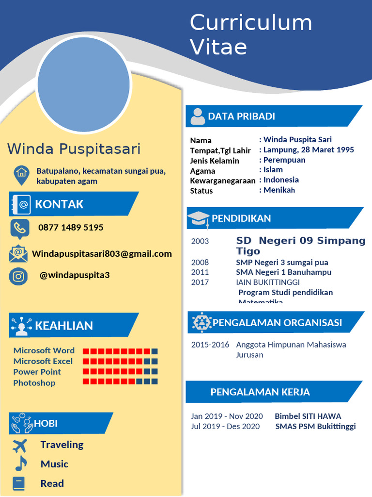 CV Winda | PDF