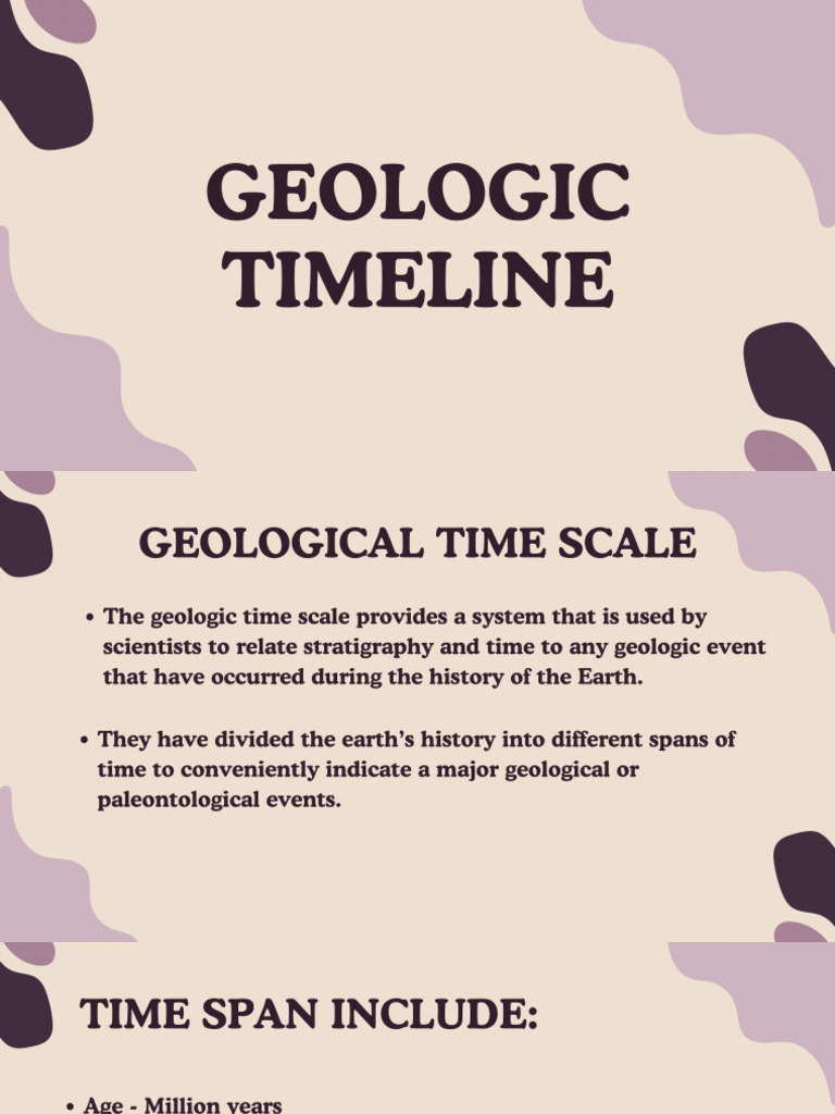 Geologic Timeline | PDF