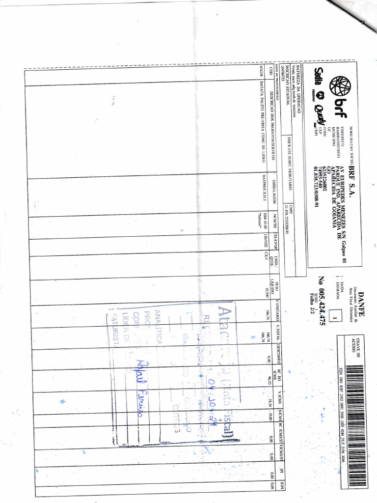 BRF NF 5424475 | PDF