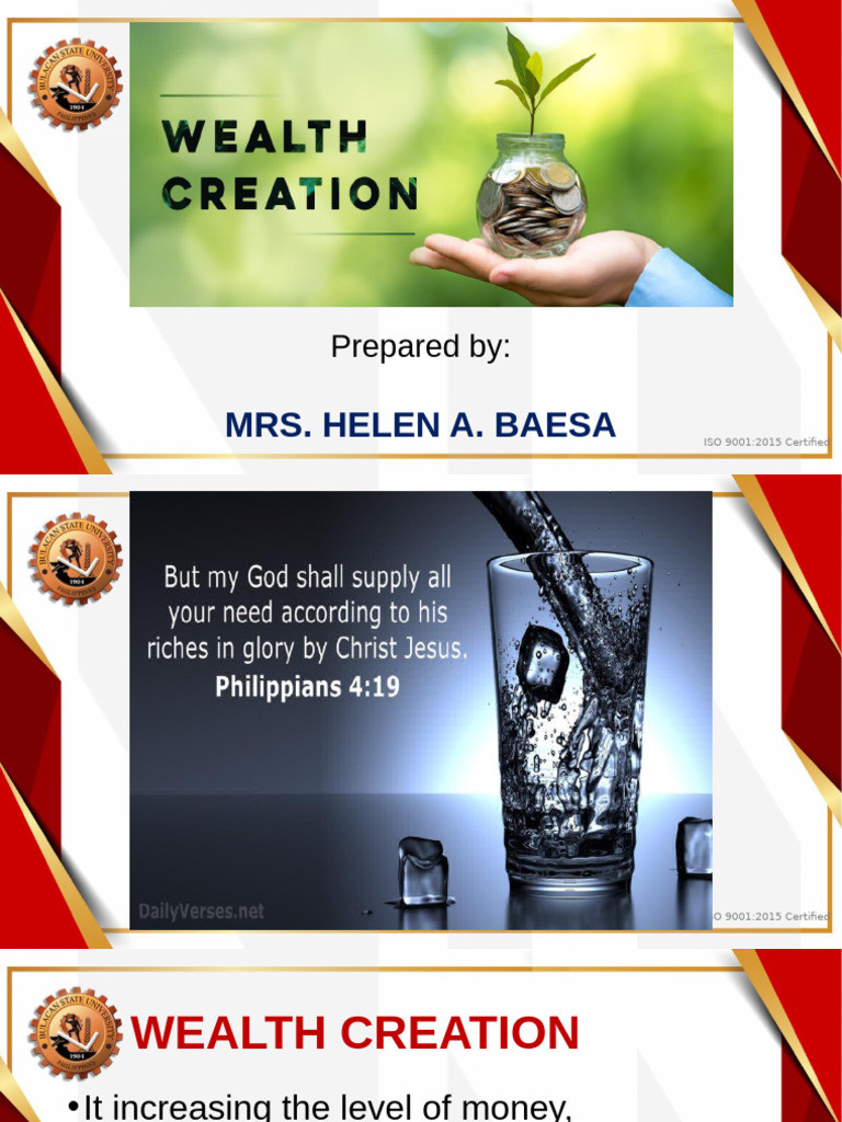 LESSON-1-WEALTH-CREATION | PDF