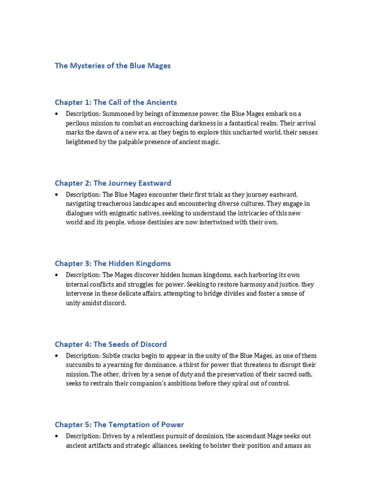 The Mysteries of The Blue Mages | PDF